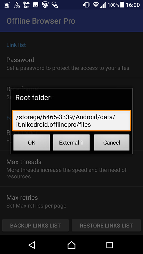 Offline Browser Proで、スマートフォンにホームページを丸ごとダウンロードする方法 ｜ 人生いろいろ～長崎県編～